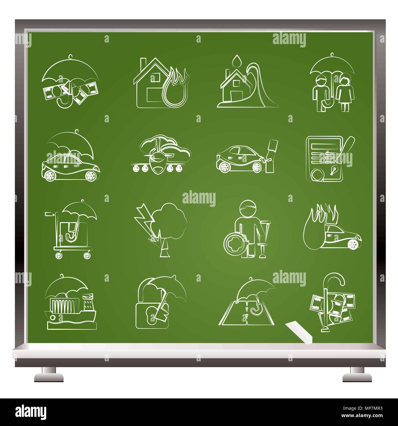 Insurance car woman Stock Vector Images - Alamy