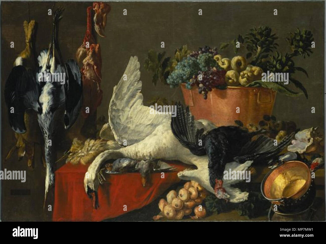 English: Pantry 17th century. 697 Jan Fyt - Pantry Stock Photo - Alamy