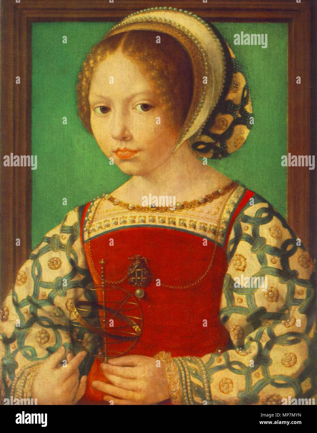 Young Girl with Astronomic Instrument or A Young Princess (Dorothea of ...