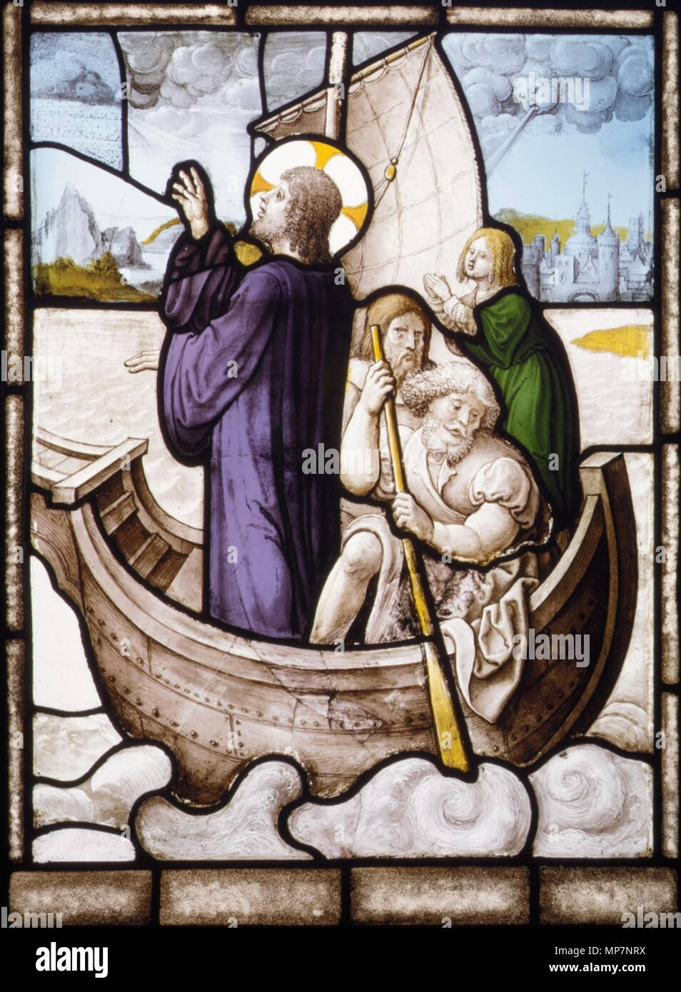 . English: Christ Stilling the Tempest . 1520–25. Jan Rombouts I (–1535 ...