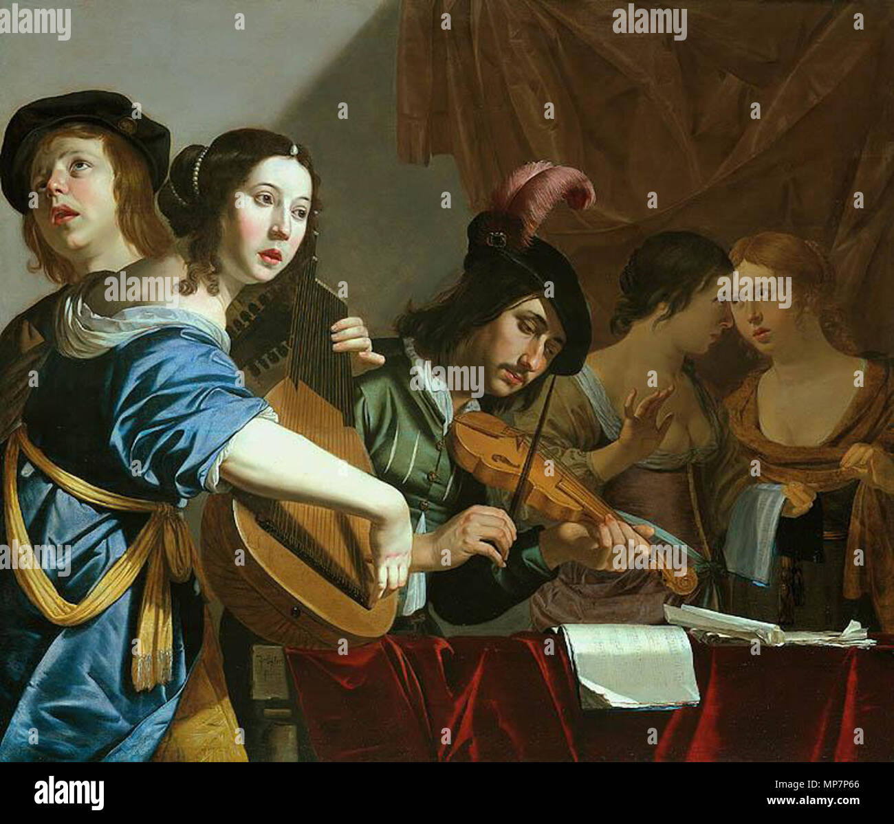 English: Musical Company first half of 17th century. 702 Jan van ...