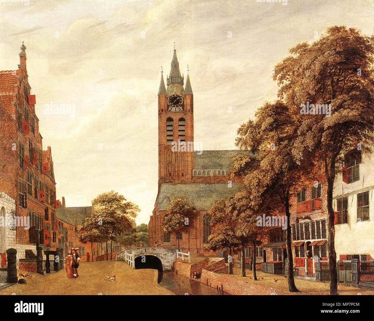 English: View of Delft second half of 17th century. 702 Jan van der ...