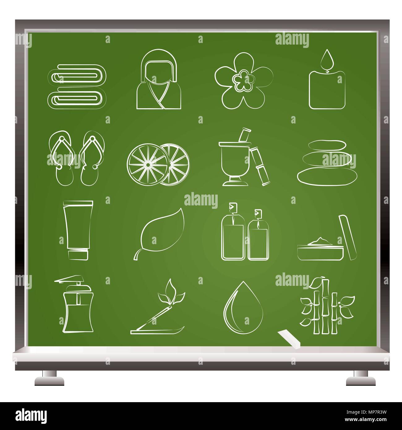 Spa objects icons - vector icon set Stock Vector Image & Art - Alamy