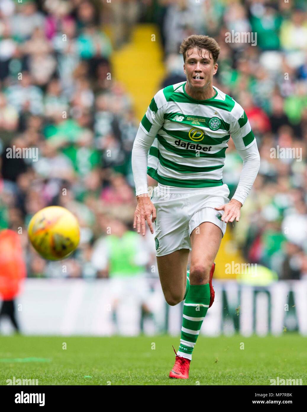 Celtic Jack Hendry during the testimonial match at Celtic Park, Glasgow ...