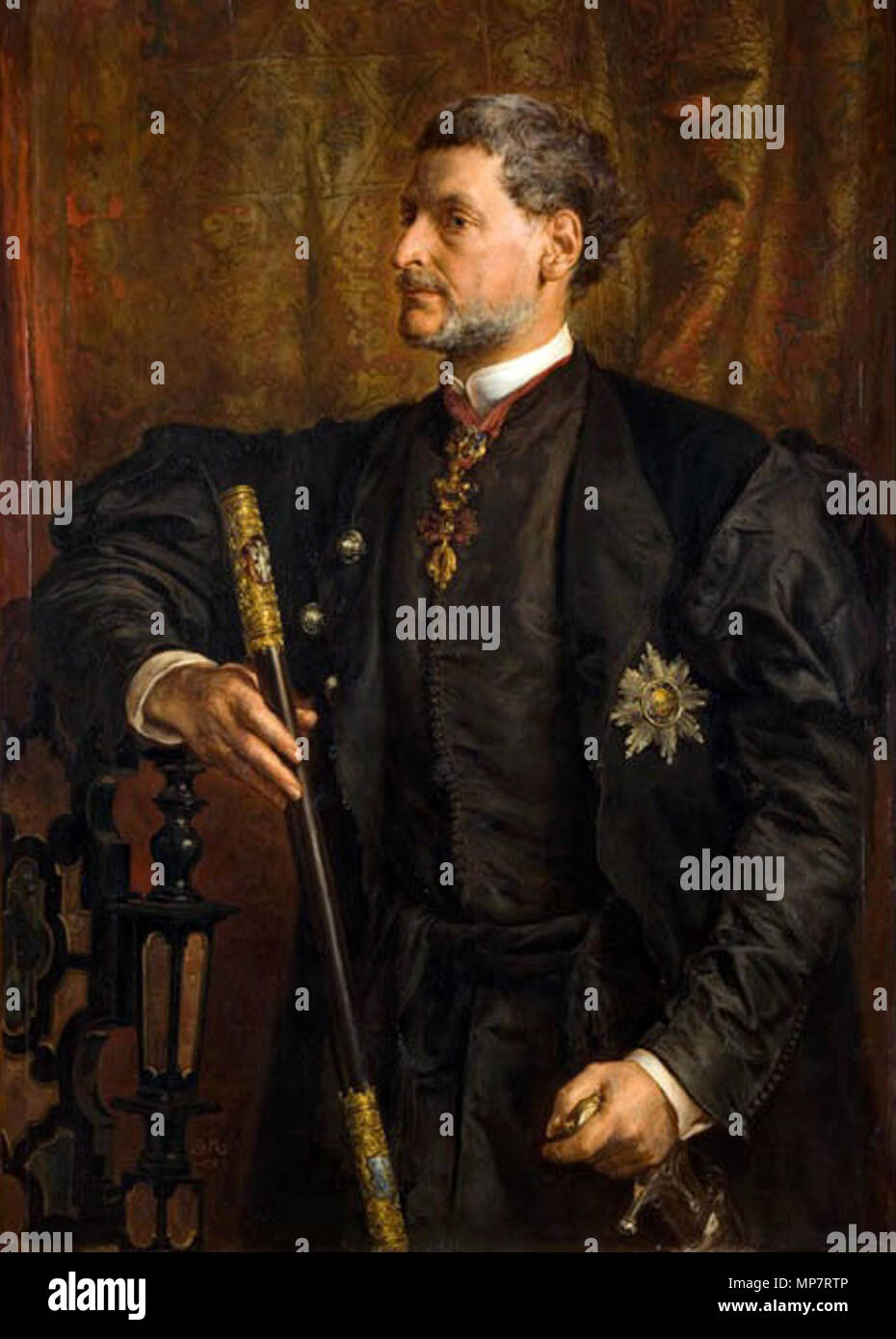 Polish: Portret Alfreda Potockiego Portrait of Alfred Potocki 1879. 707 ...