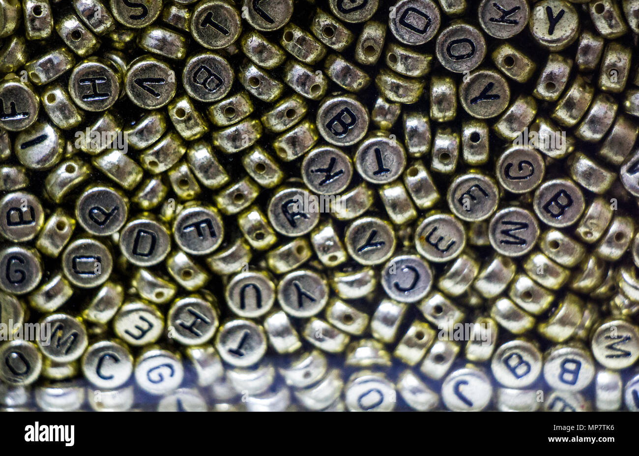 Colorful alphabet letter cubes in view Stock Photo - Alamy