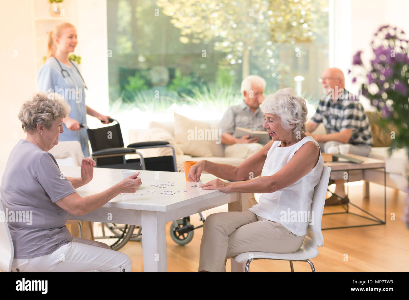 Nursing table hi-res stock photography and images - Alamy