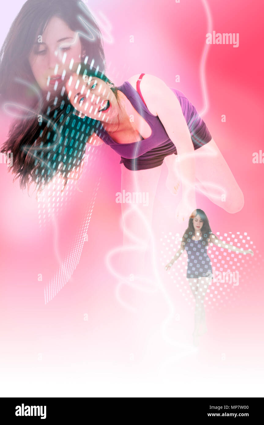 Woman losing balance hi-res stock photography and images - Alamy