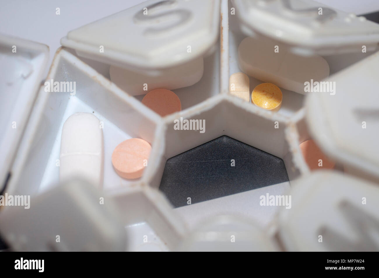 Pill organiser dispenser hi-res stock photography and images - Alamy