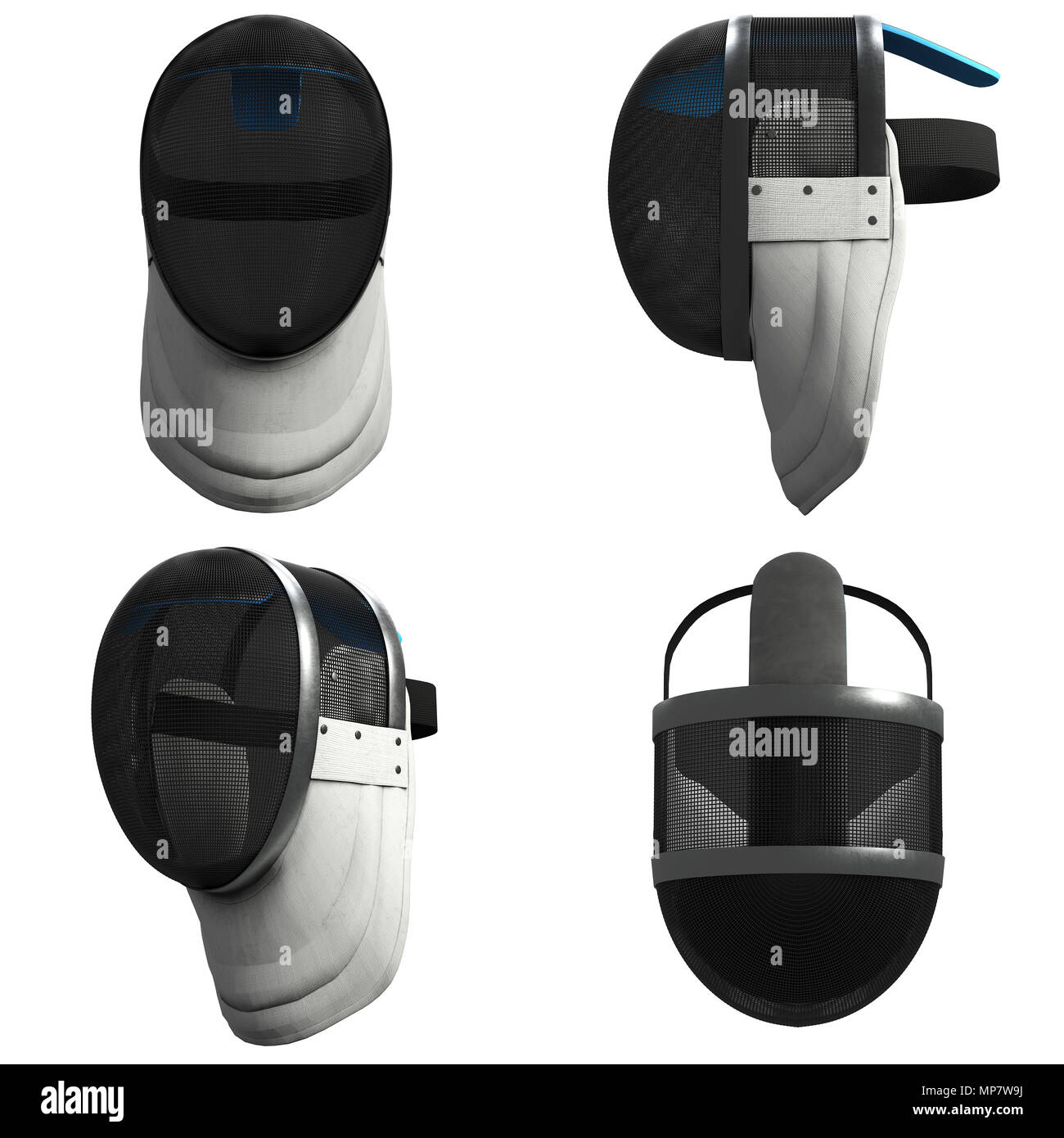 Competitive fencing Cut Out Stock Images & Pictures - Alamy