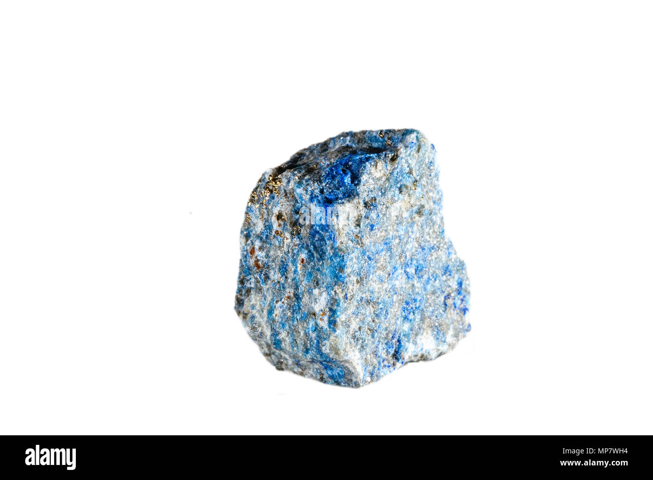 Macro shooting of natural gemstone. Raw mineral lazurite. Pakistan ...