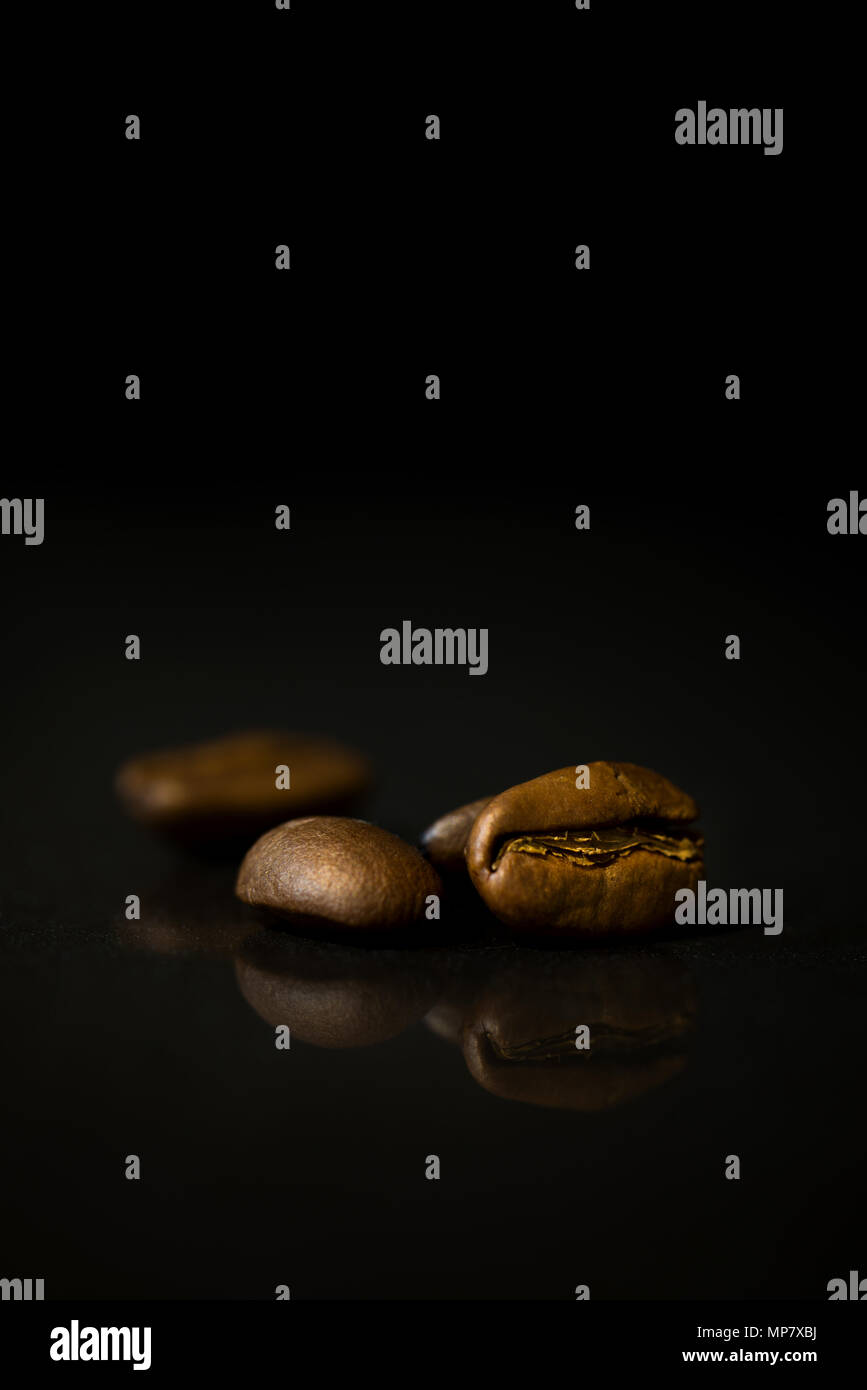 Macro Coffee Beans Stock Photo Alamy