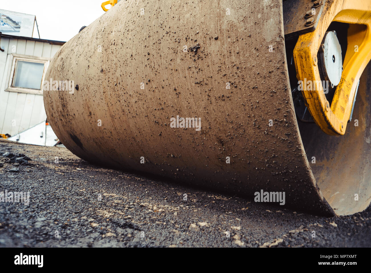 asphalt laying machines Stock Photo - Alamy