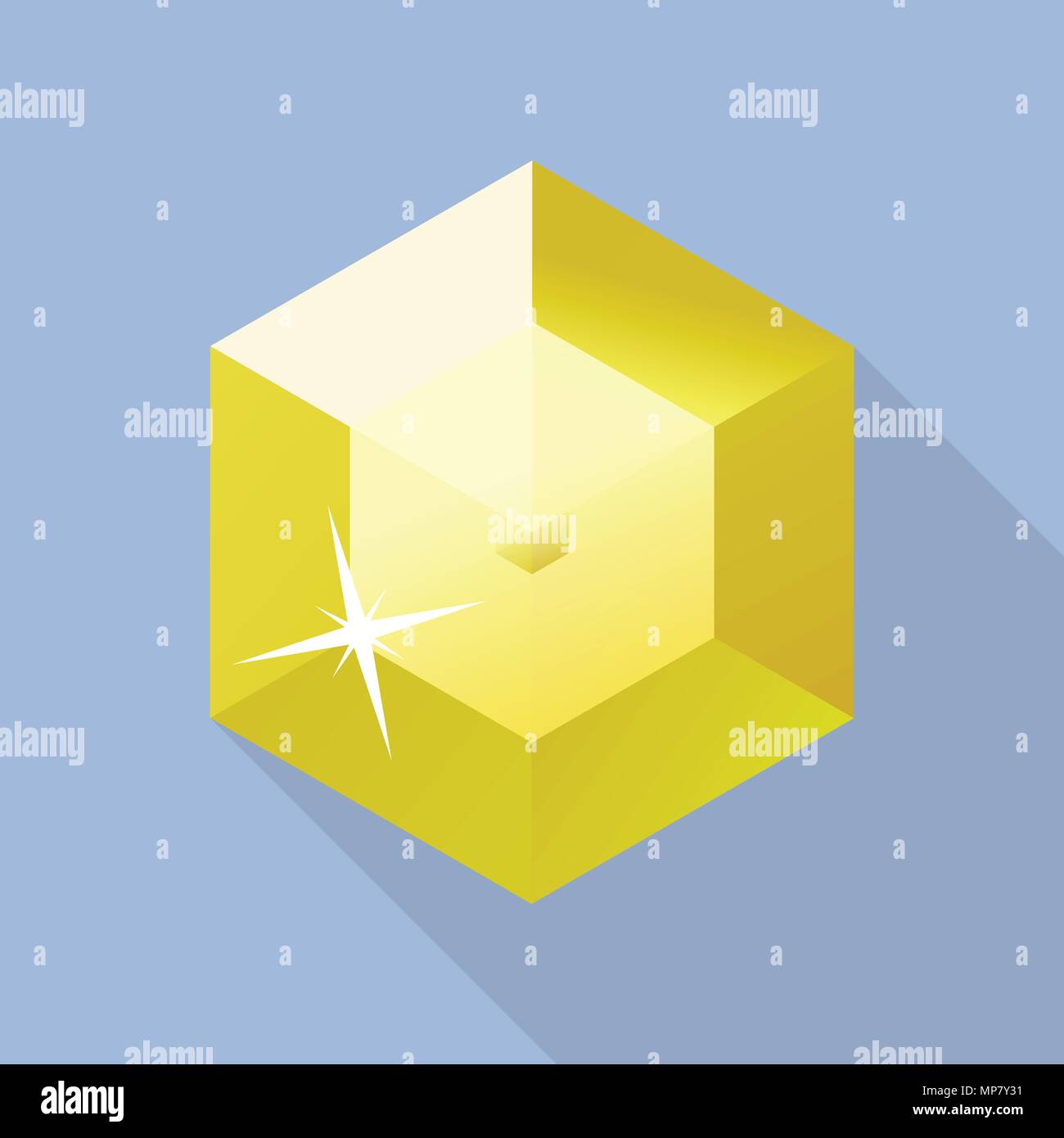Citrine crystal Stock Vector Images - Alamy