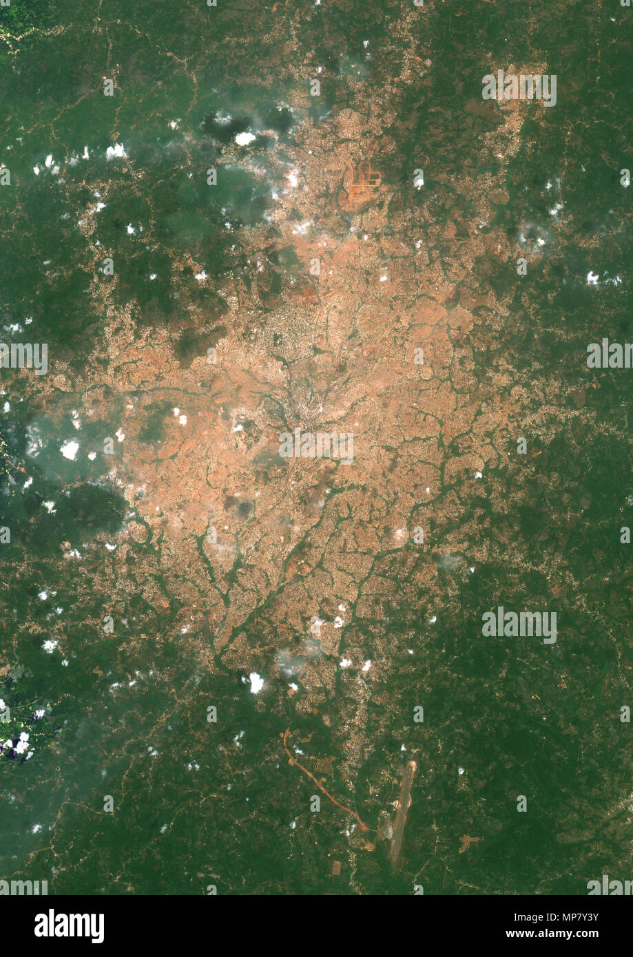 Yaounde Carte Et Image Satellite