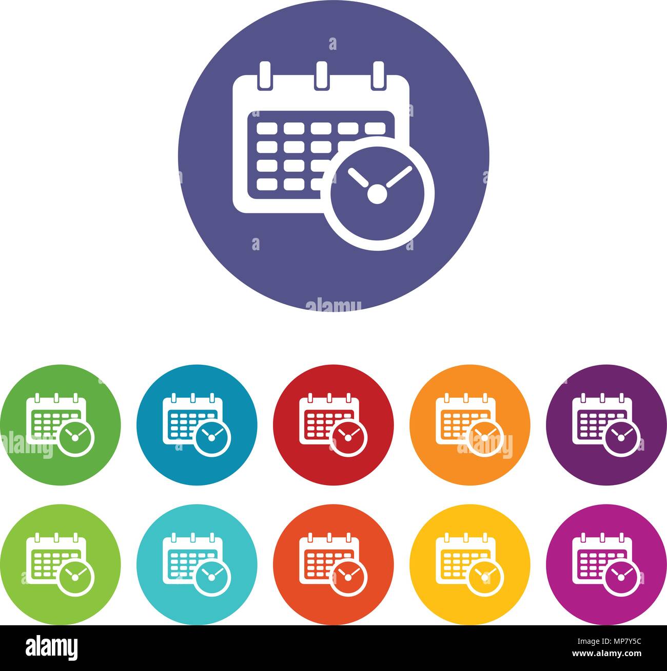 Deadline calendar icon, simple style Stock Vector Image & Art - Alamy