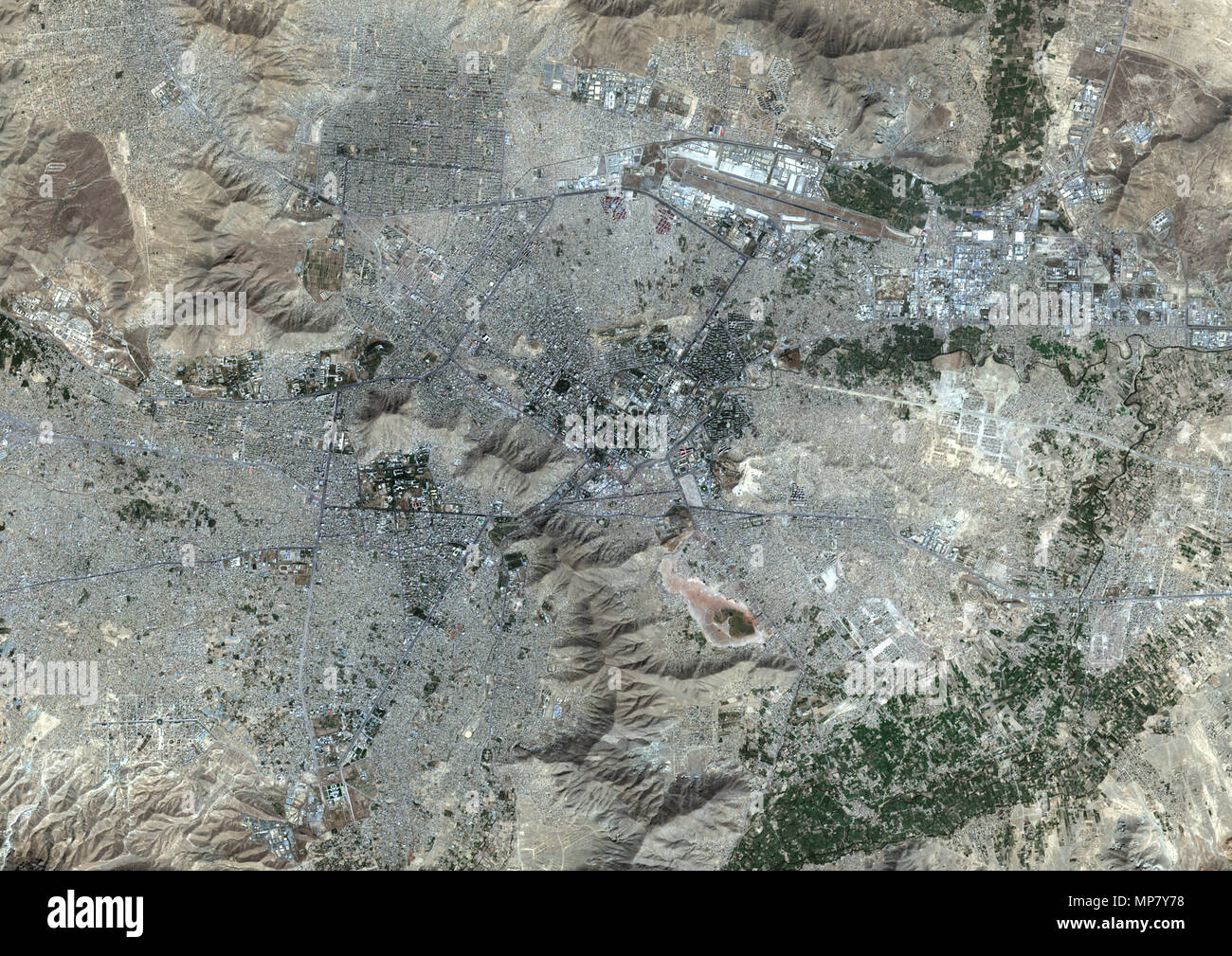 Aerial view of kabul hi-res stock photography and images - Alamy