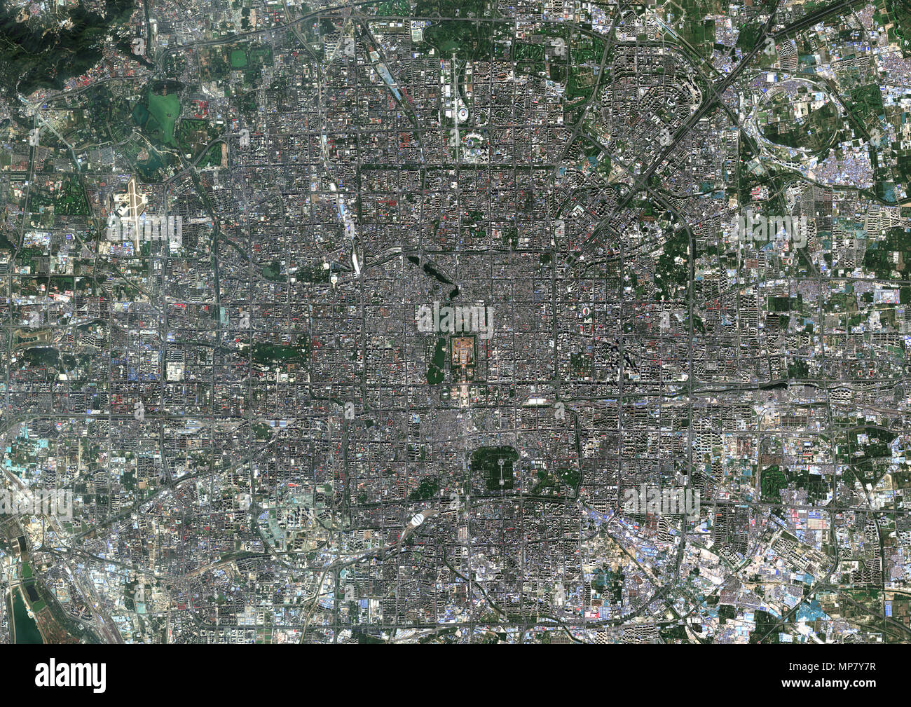 Aerial view beijing hi-res stock photography and images - Alamy