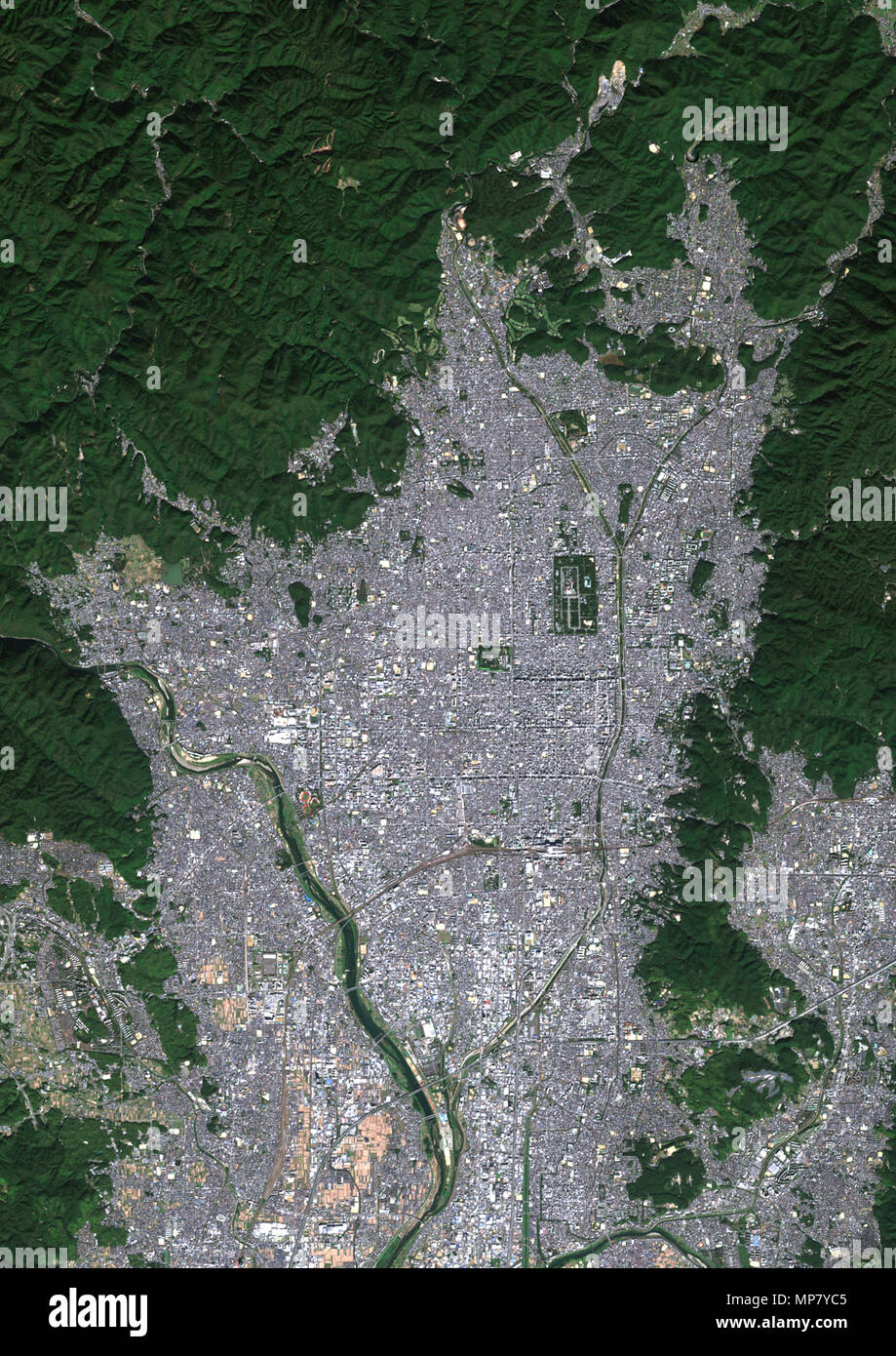 Aerial view kyoto hi-res stock photography and images - Alamy