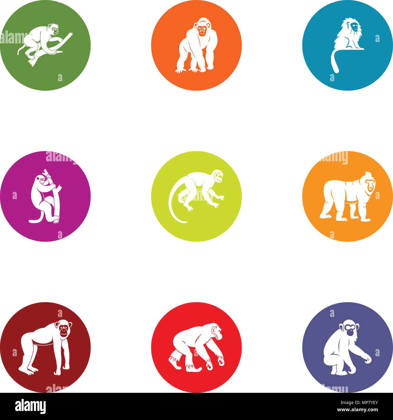 Simian young Stock Vector Images - Alamy