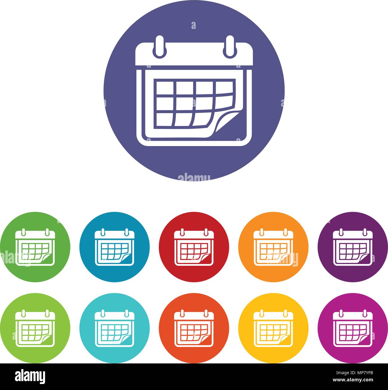 Planner icon, simple style Stock Vector Image & Art - Alamy