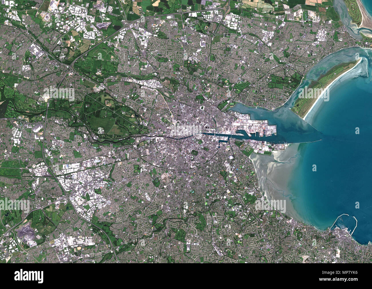 Dublin aerial view hi-res stock photography and images - Alamy