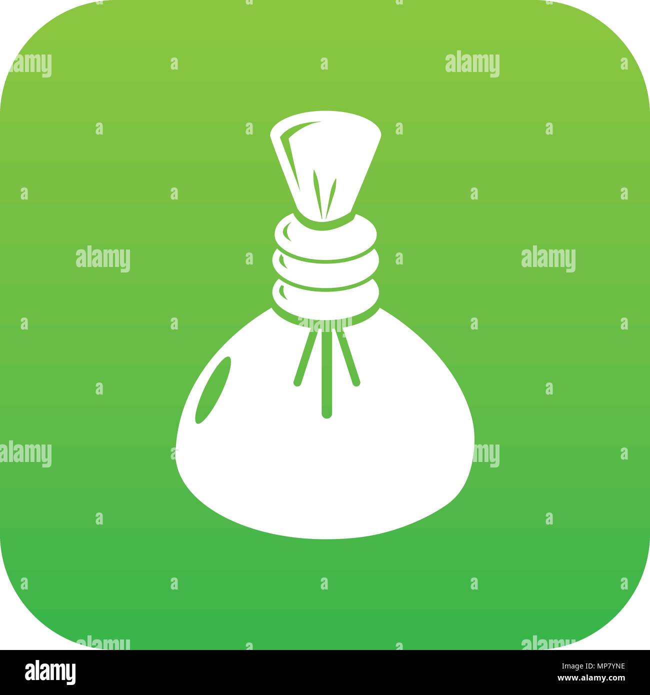 Spa hot compress icon green vector Stock Vector Image & Art - Alamy