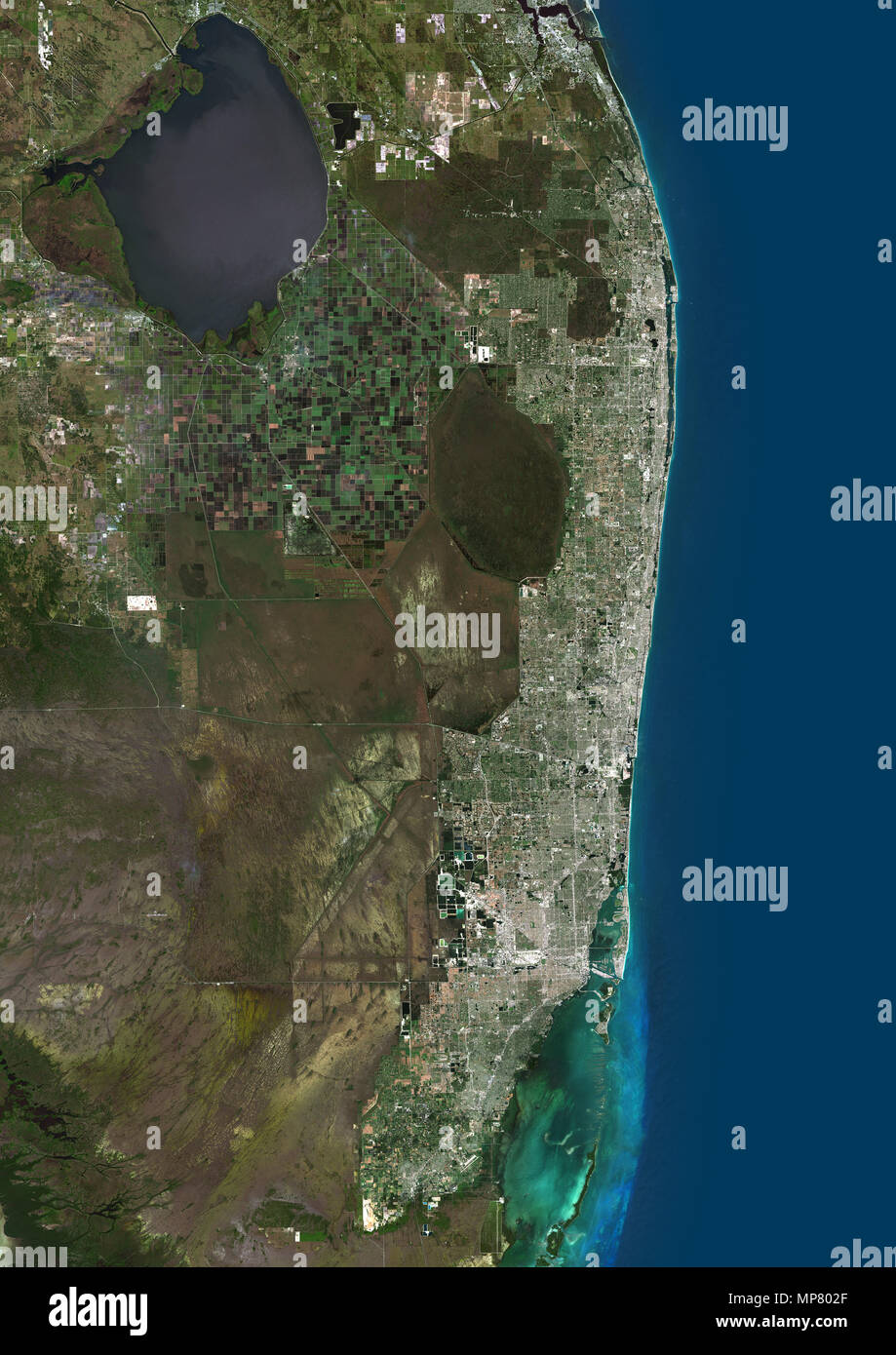 Miami Metropolitan Area, Florida, United States Stock Photo - Alamy