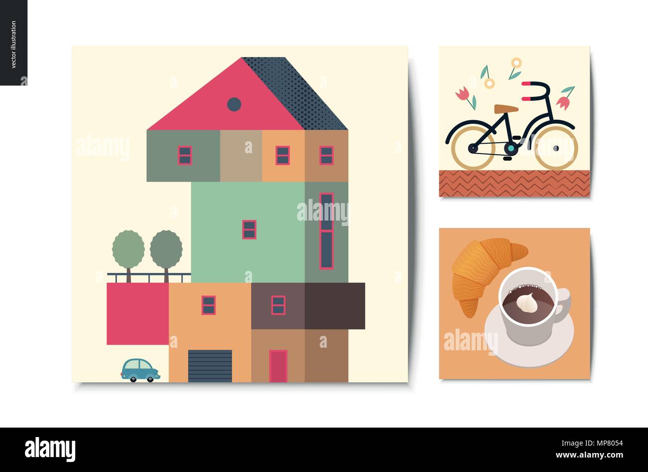 Four storey Stock Vector Images - Alamy