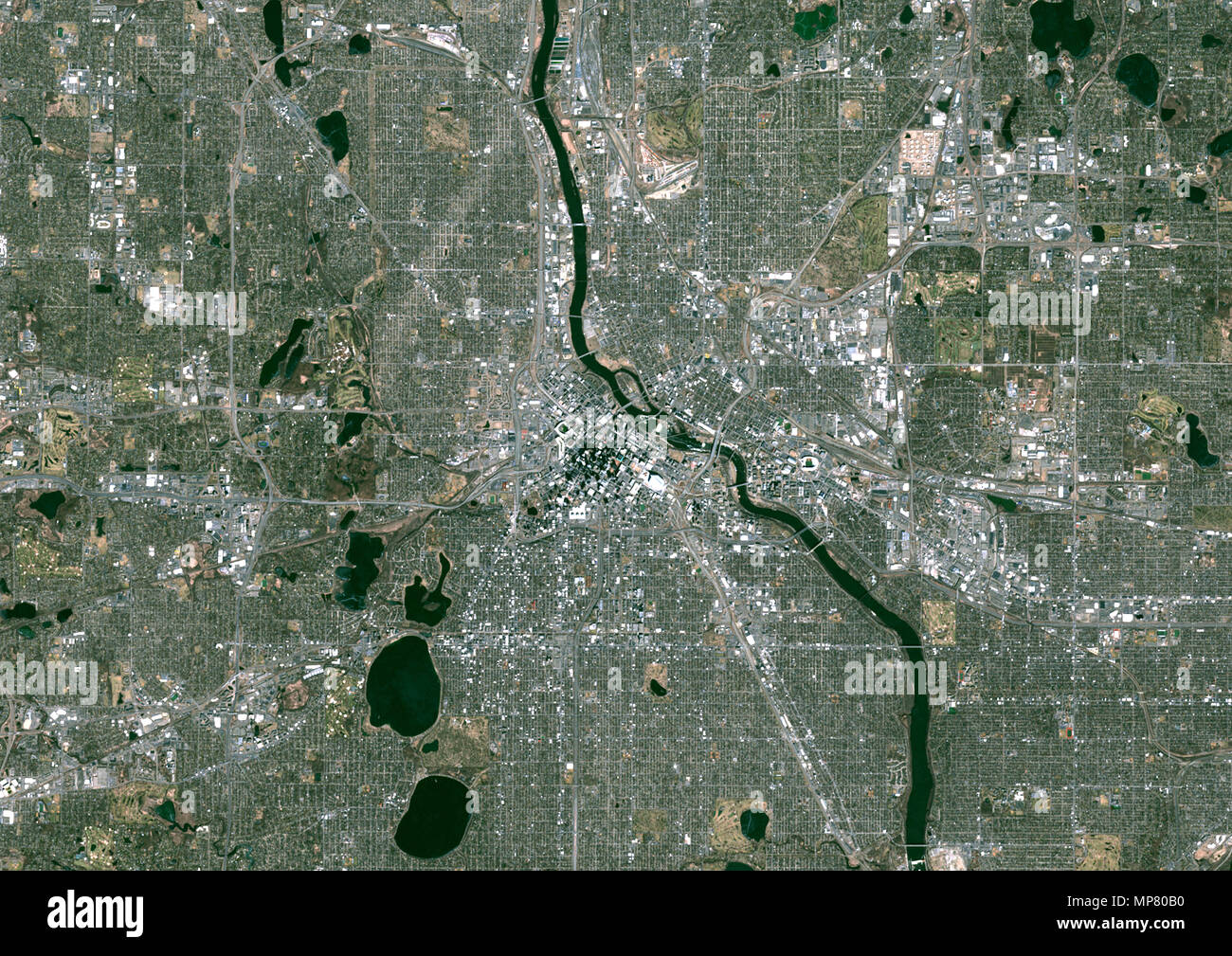 Minnesota aerial view hi-res stock photography and images - Alamy