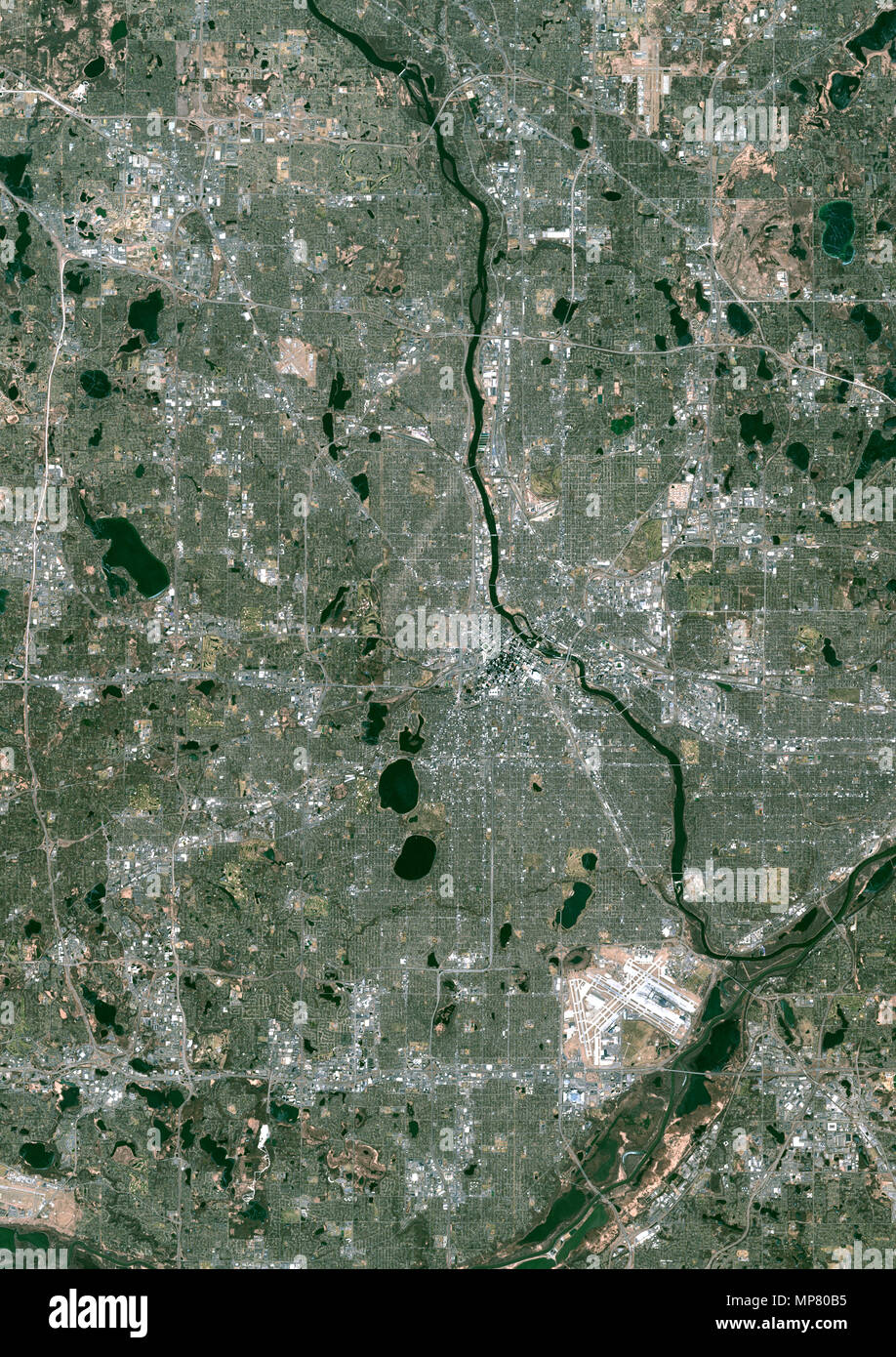 Minnesota aerial view hi-res stock photography and images - Alamy
