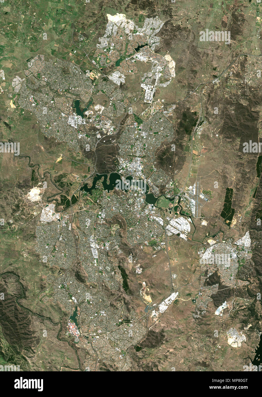 Canberra aerial hi-res stock photography and images - Alamy
