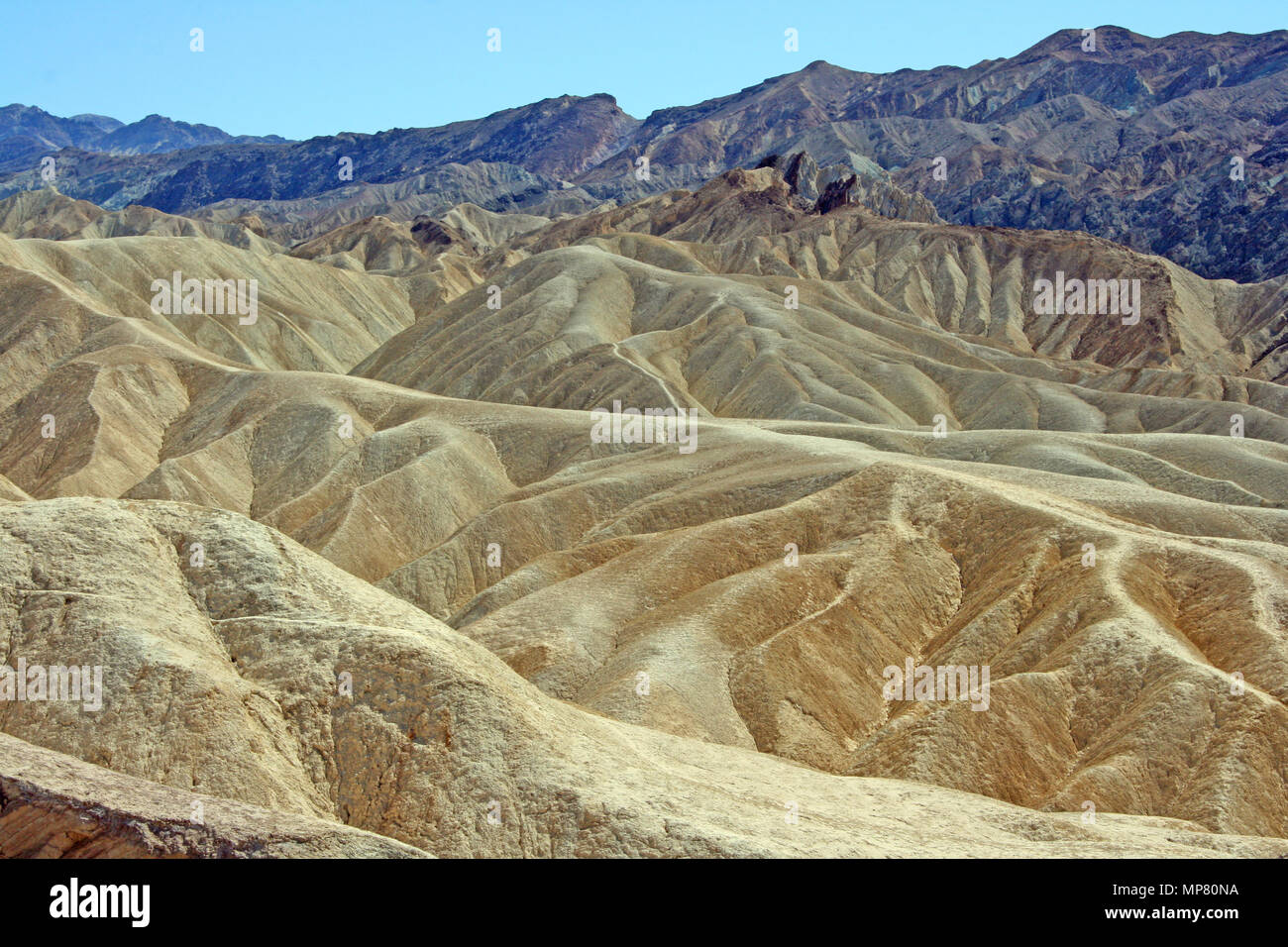 Badlands formation in Death Valley, California Stock Photo - Alamy