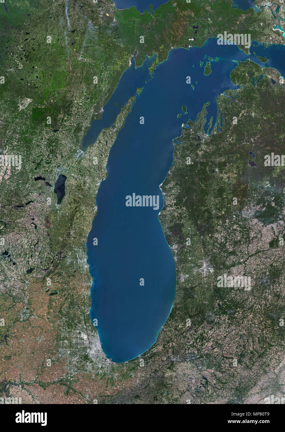 Current Satellite View Of Michigan