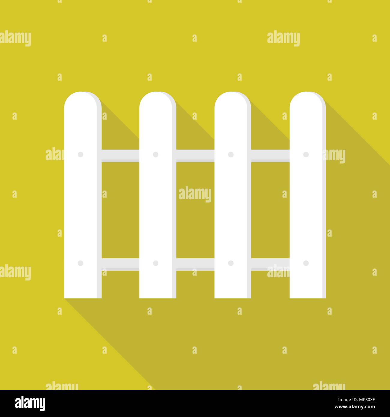 Round white barrier icon, flat style Stock Vector Image & Art - Alamy