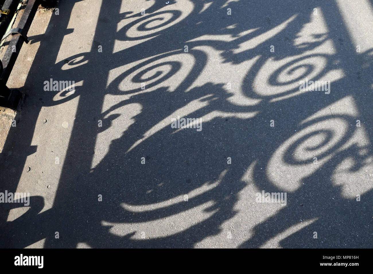 Wrought iron hand rail hi-res stock photography and images - Alamy