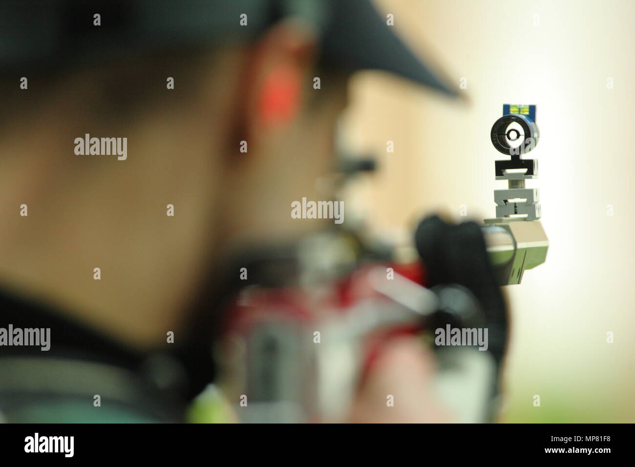 ISSF World Cup Men's 50m Rifle 3 Position's qualification event Are ...