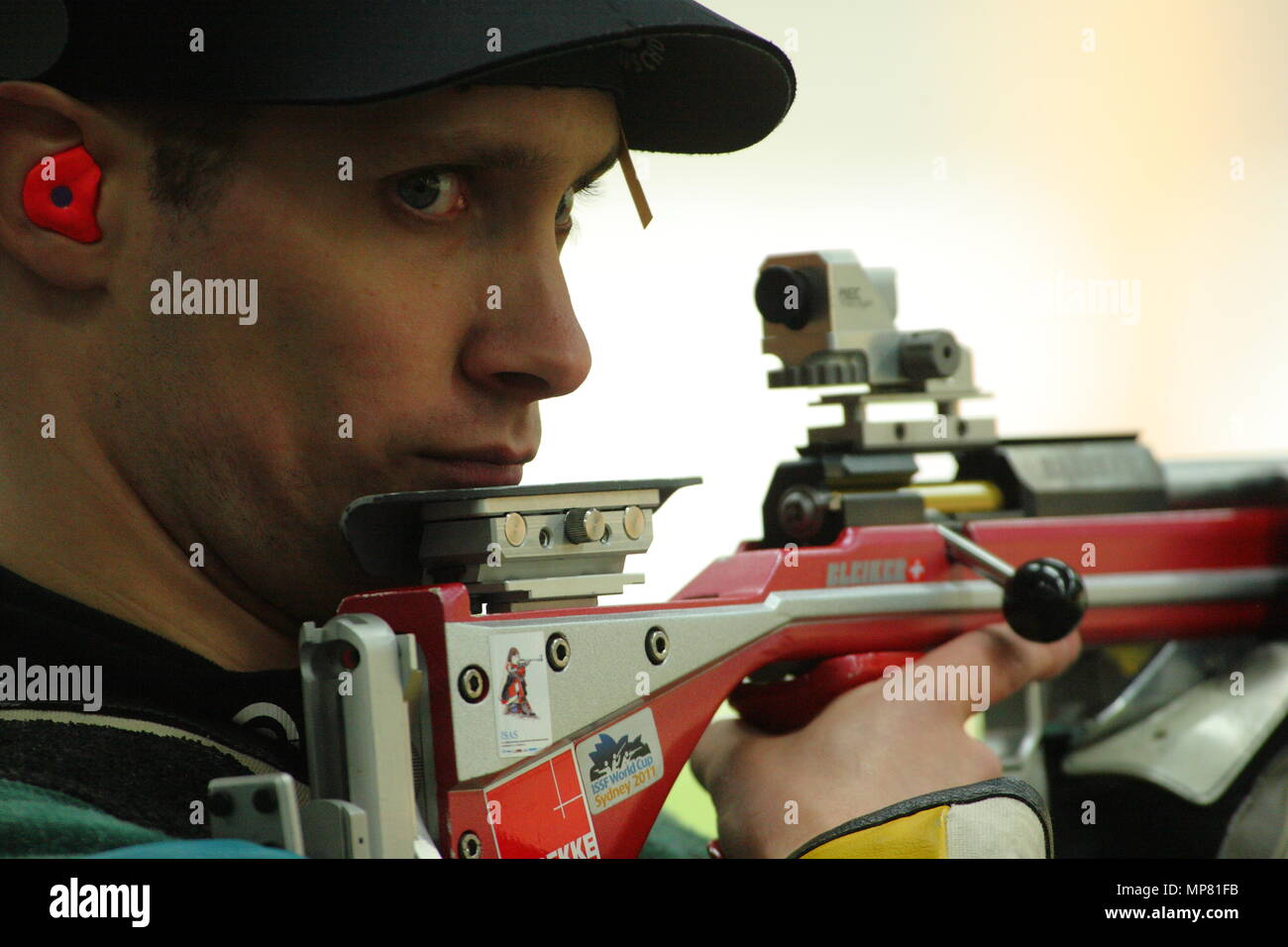 ISSF World Cup Men's 50m Rifle 3 Position's qualification event Are ...