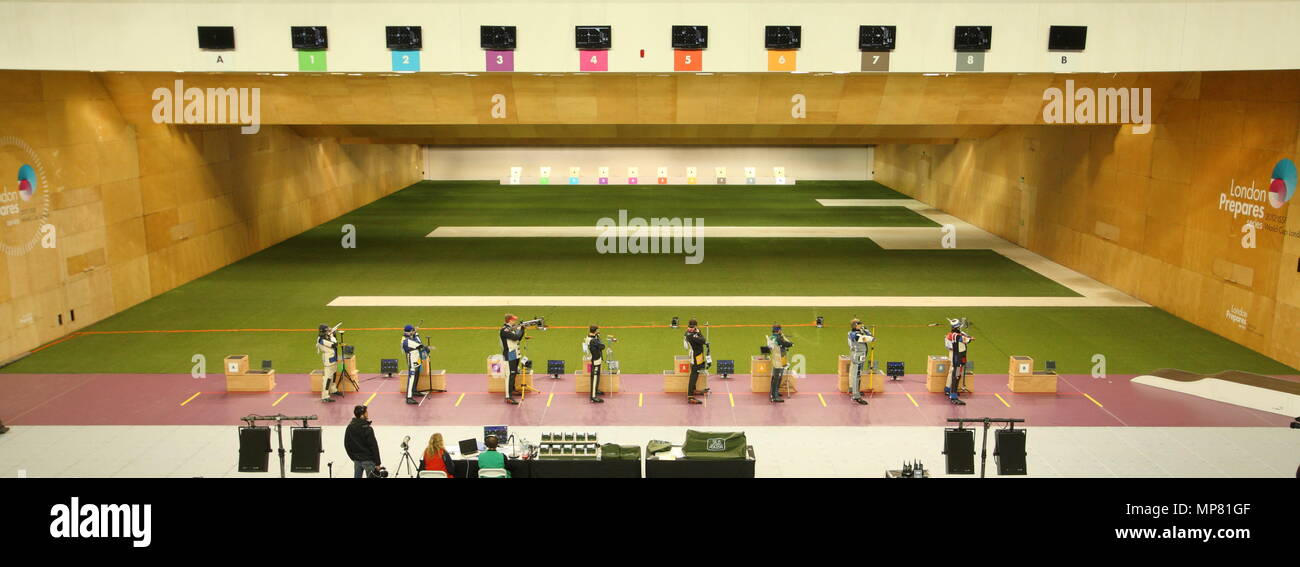 ISSF World Cup Men's 50m Rifle 3 Position's Final event at the purpose ...