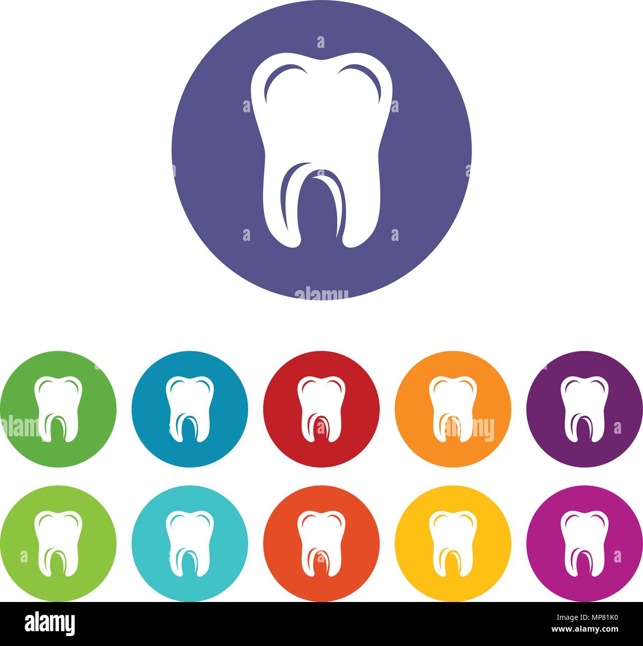 Single tooth icon, simple style Stock Vector Image & Art - Alamy