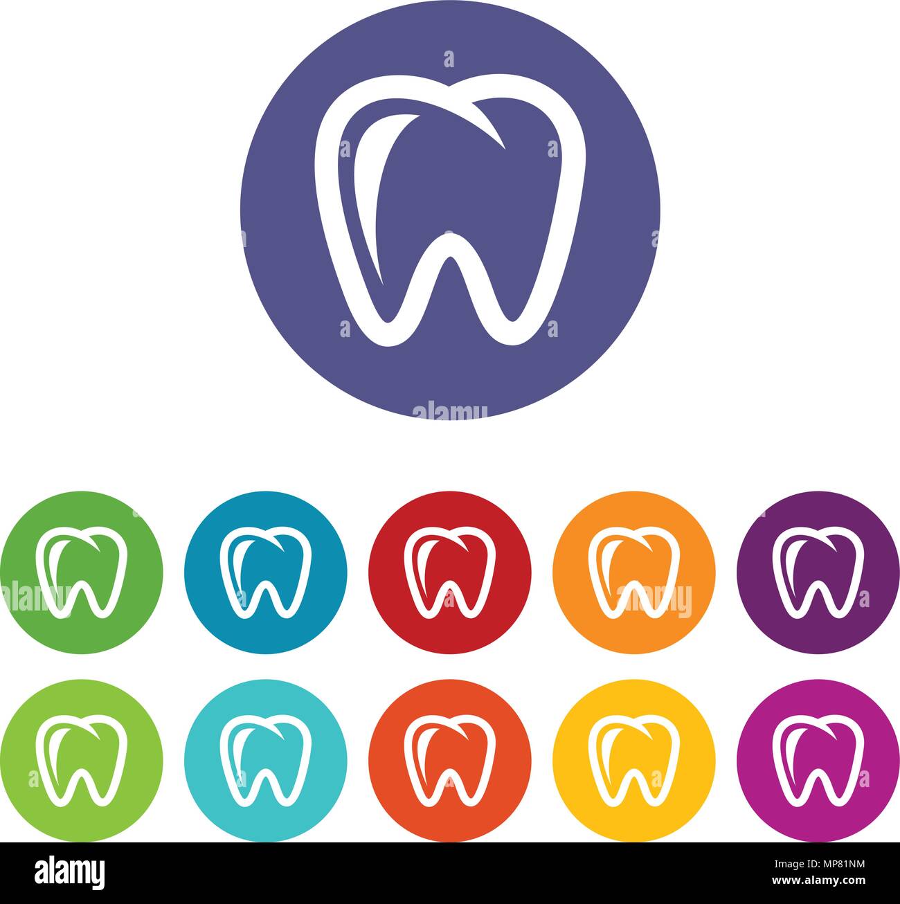 Molar icon simple style hi-res stock photography and images - Alamy