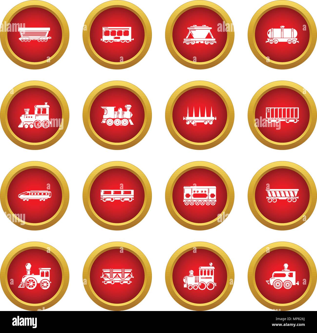 Cargo railway coach Stock Vector Images - Alamy