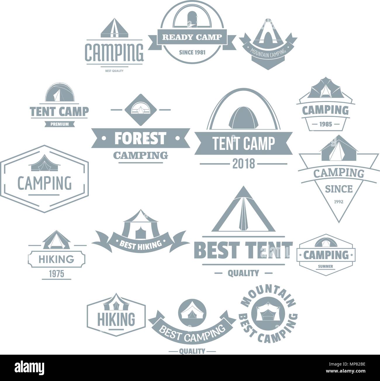 Tent logo hi-res stock photography and images - Alamy