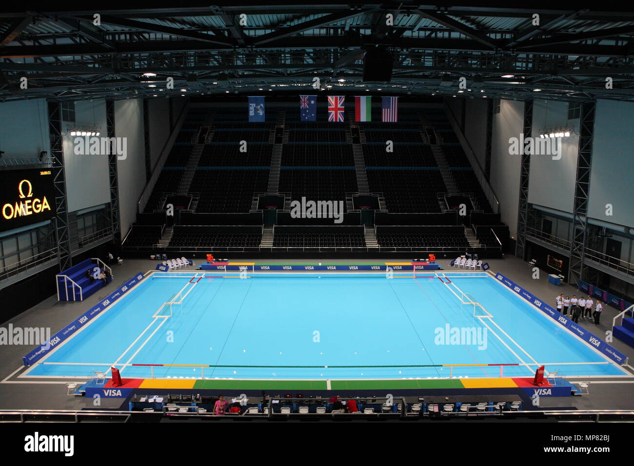 The Water Polo Arena, London Olympic Park 3 May 2012 --- Image by ...