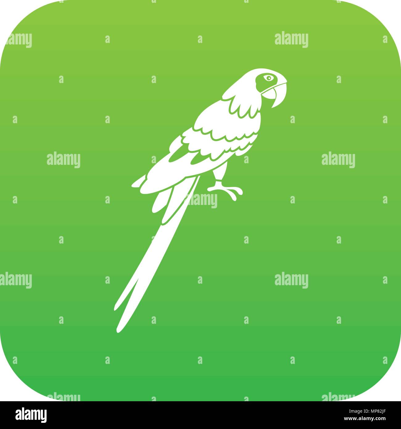 Brazilian parrot icon digital green Stock Vector Image & Art - Alamy