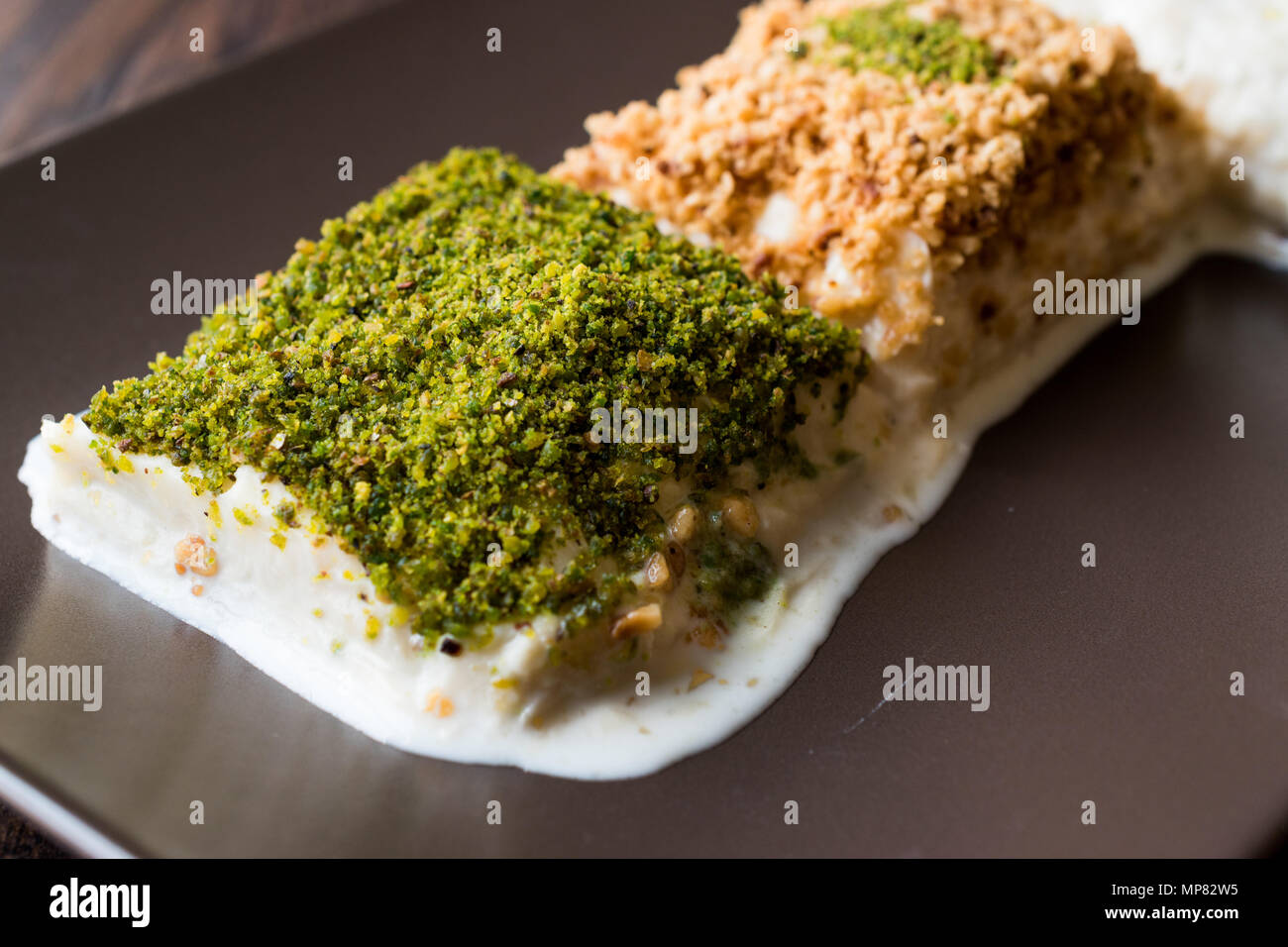 Turkish Milk Dessert Sutlava made with Gullac and Dairy Baklava Dough ...