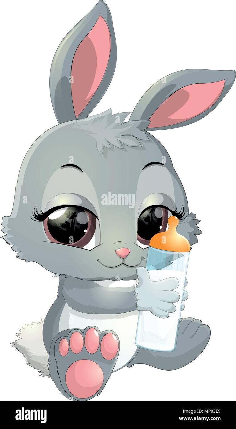 Cute rabbit cartoon Stock Vector Image & Art - Alamy
