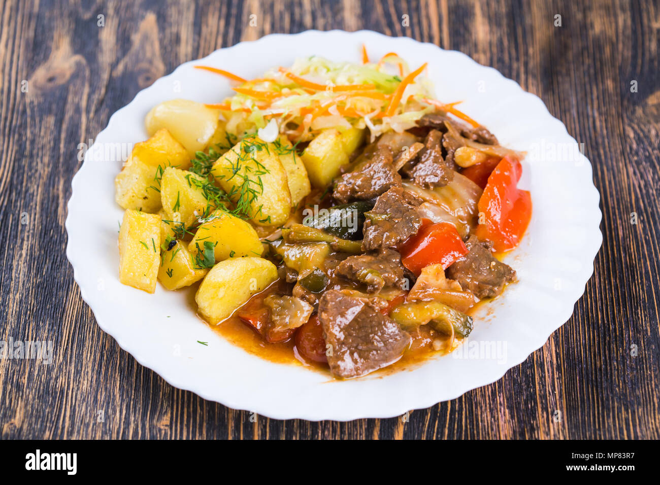 National dishes, asia, East concept - Central Asian cuisine Stock Photo ...
