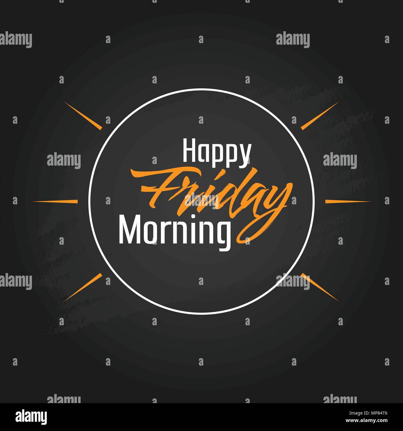 Happy friday Morning Vector Template Design Stock Vector Image & Art ...