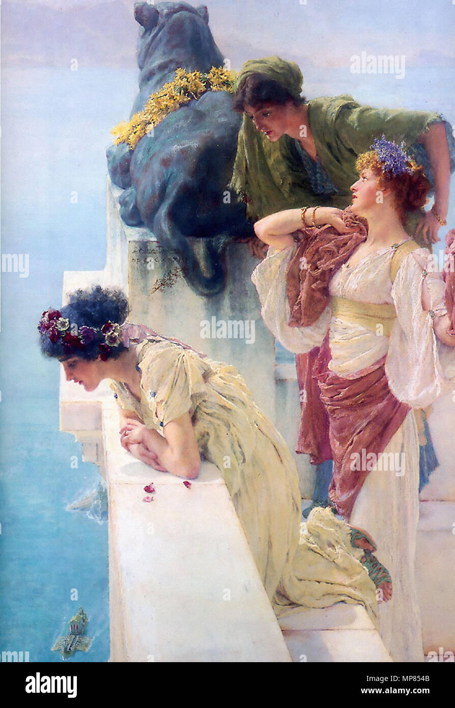Lawrence alma tadema a coign of vantage hi-res stock photography and ...